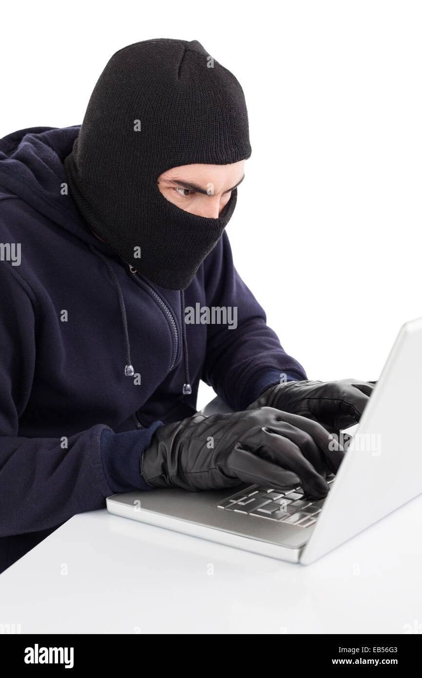 Hacking laptop hi-res stock photography and images - Alamy
