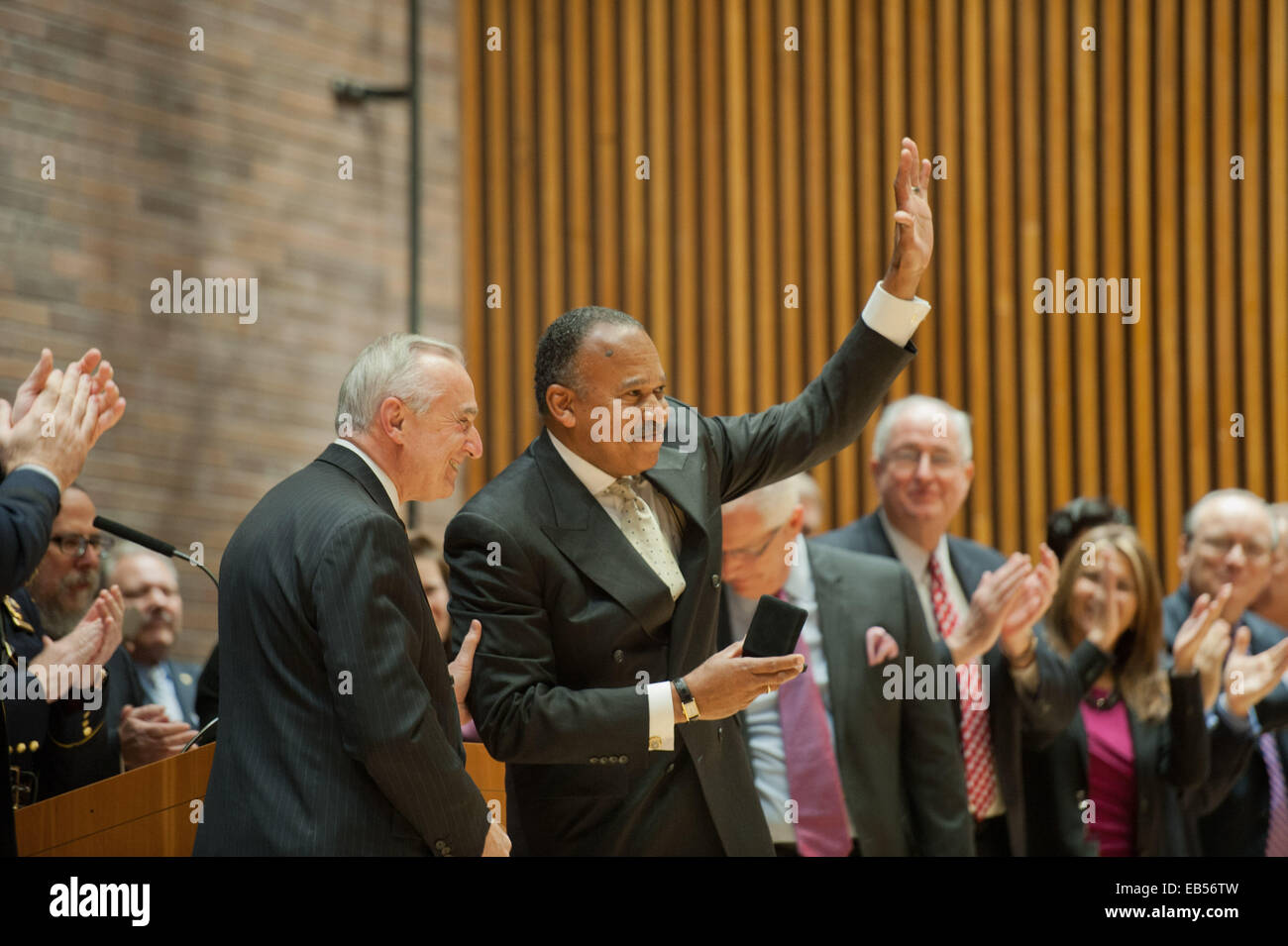 Manhattan, New York, USA. 25th Nov, 2014. BENJAMIN TUCKER is promoted ...