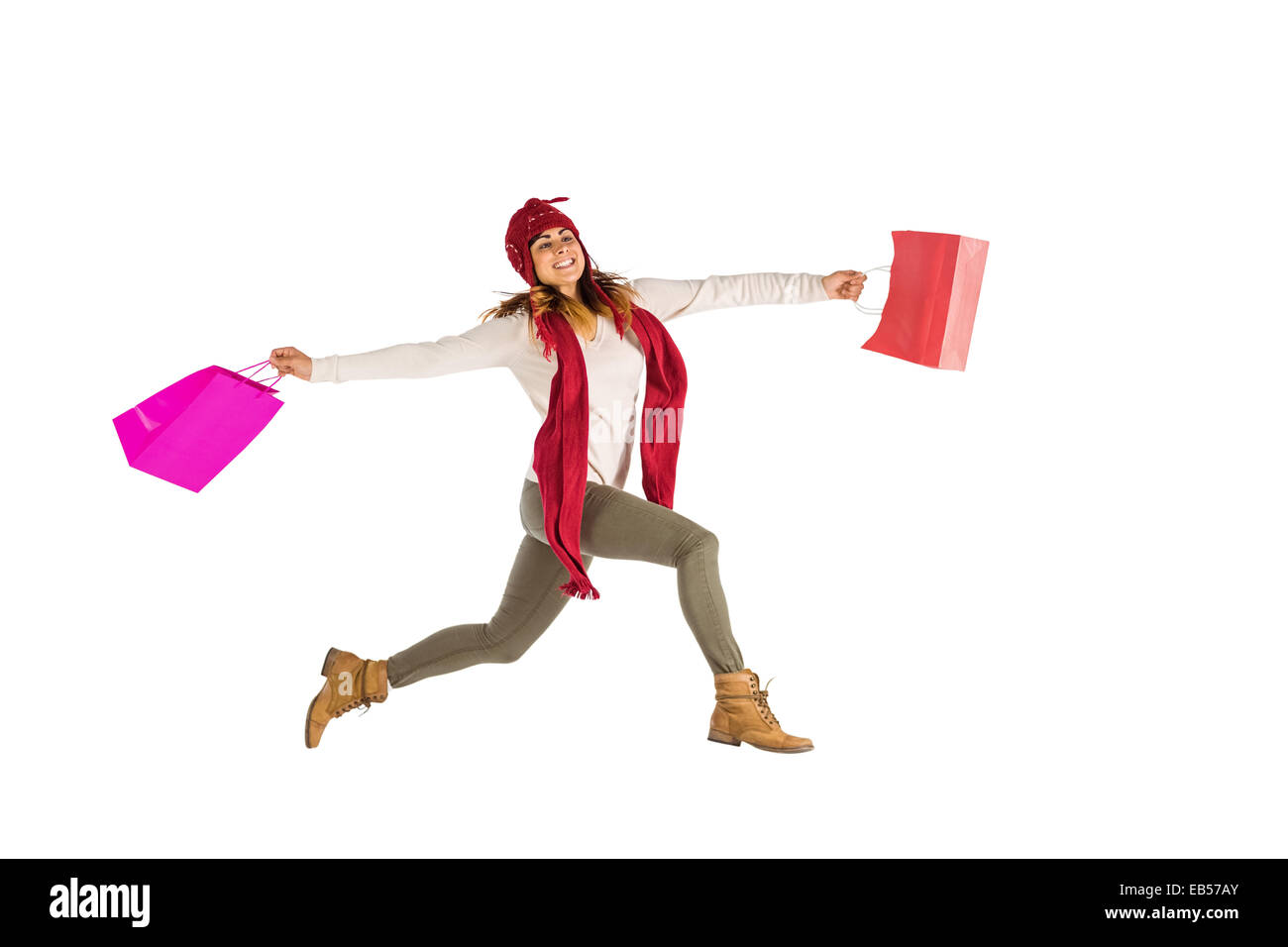 Jumping gifts hi-res stock photography and images - Alamy