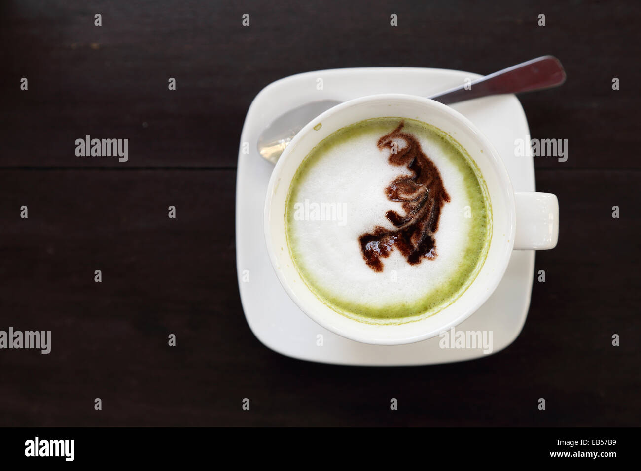 Matcha green tea latte hi-res stock photography and images - Alamy