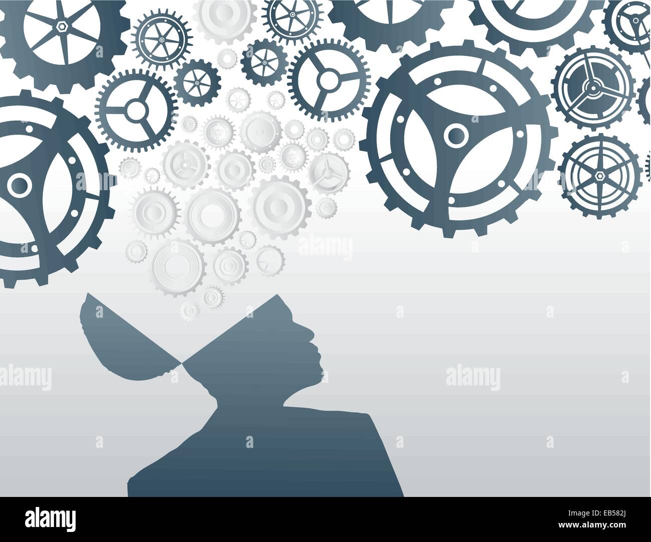 Computer thinking Stock Vector Images - Alamy