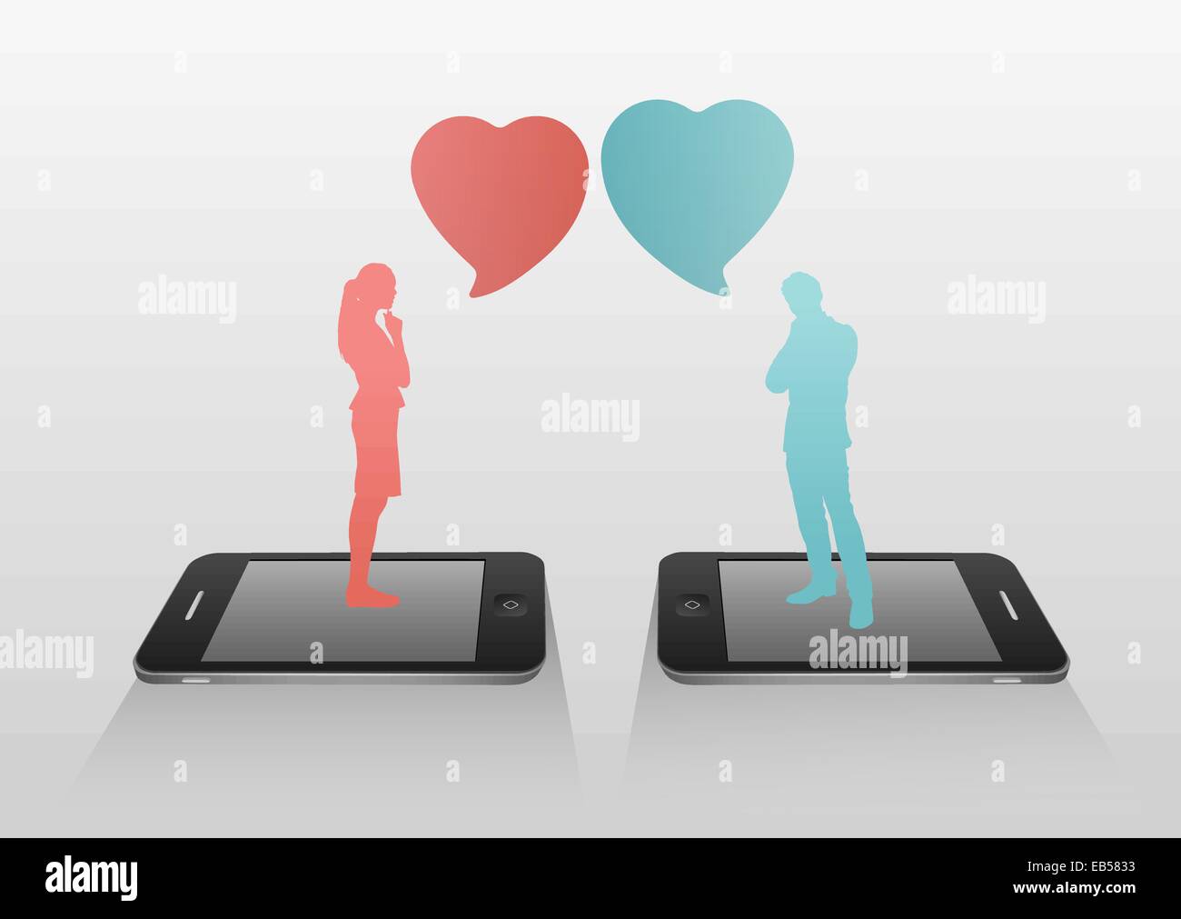 Messaging concept Stock Vector Images - Alamy