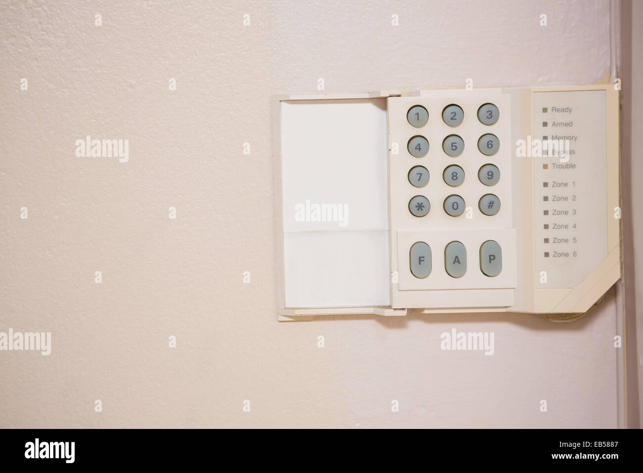 Close up of home security keypad Stock Photo - Alamy