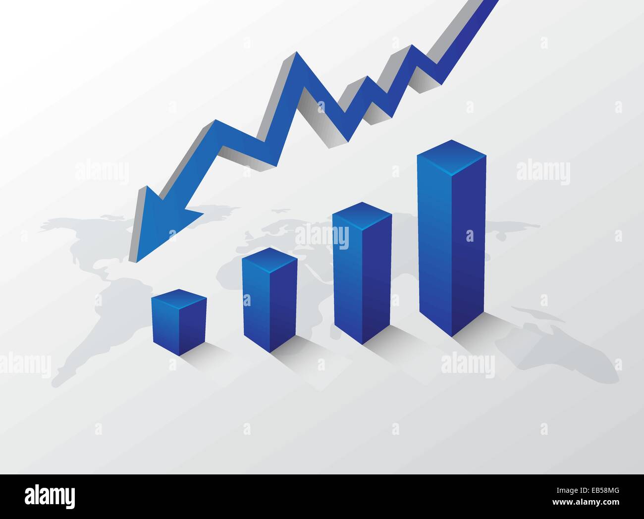 Arrow pointing down hi-res stock photography and images - Alamy