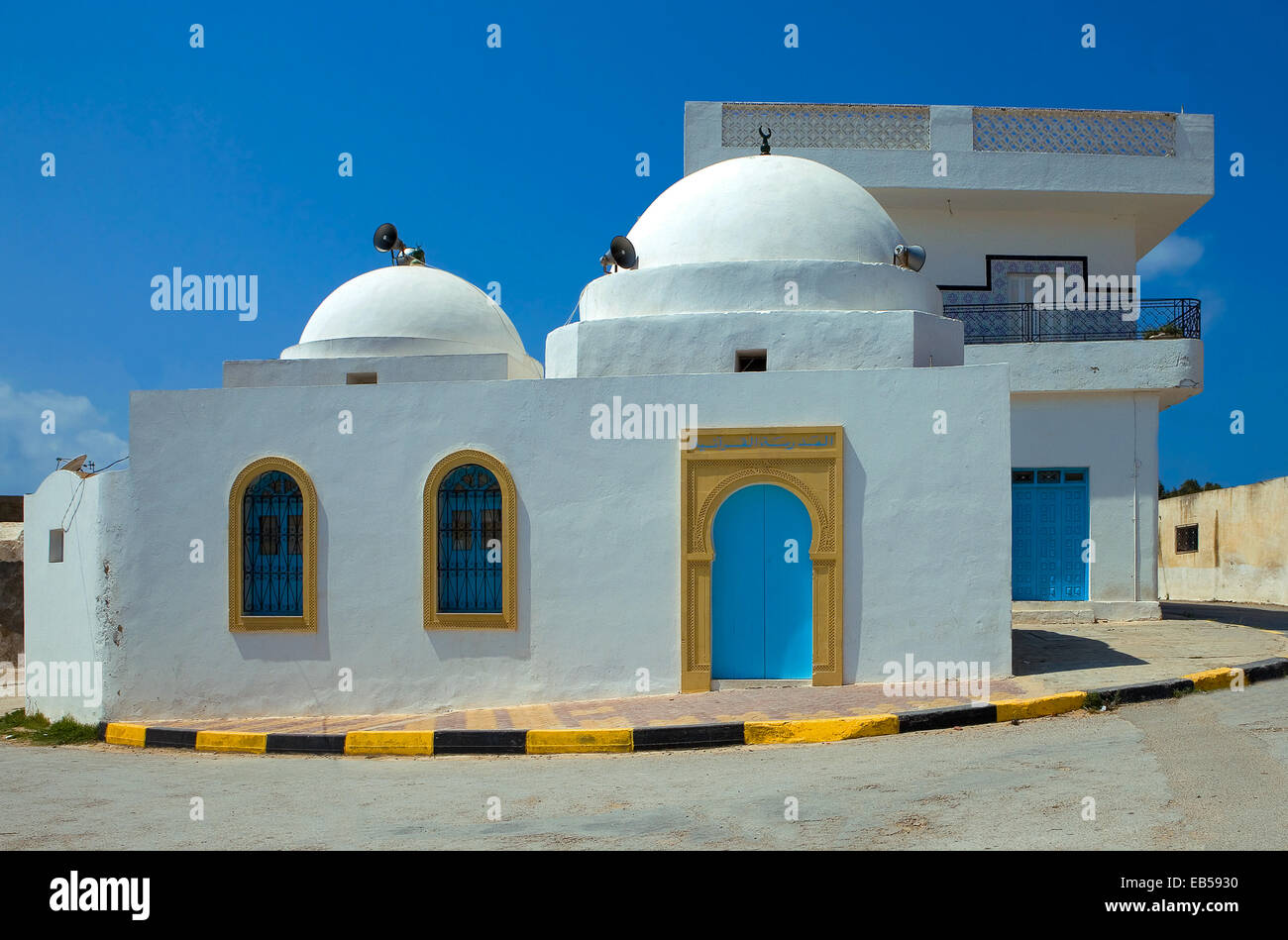 Tunisia, old houses of the Hel Hauria village Stock Photo - Alamy
