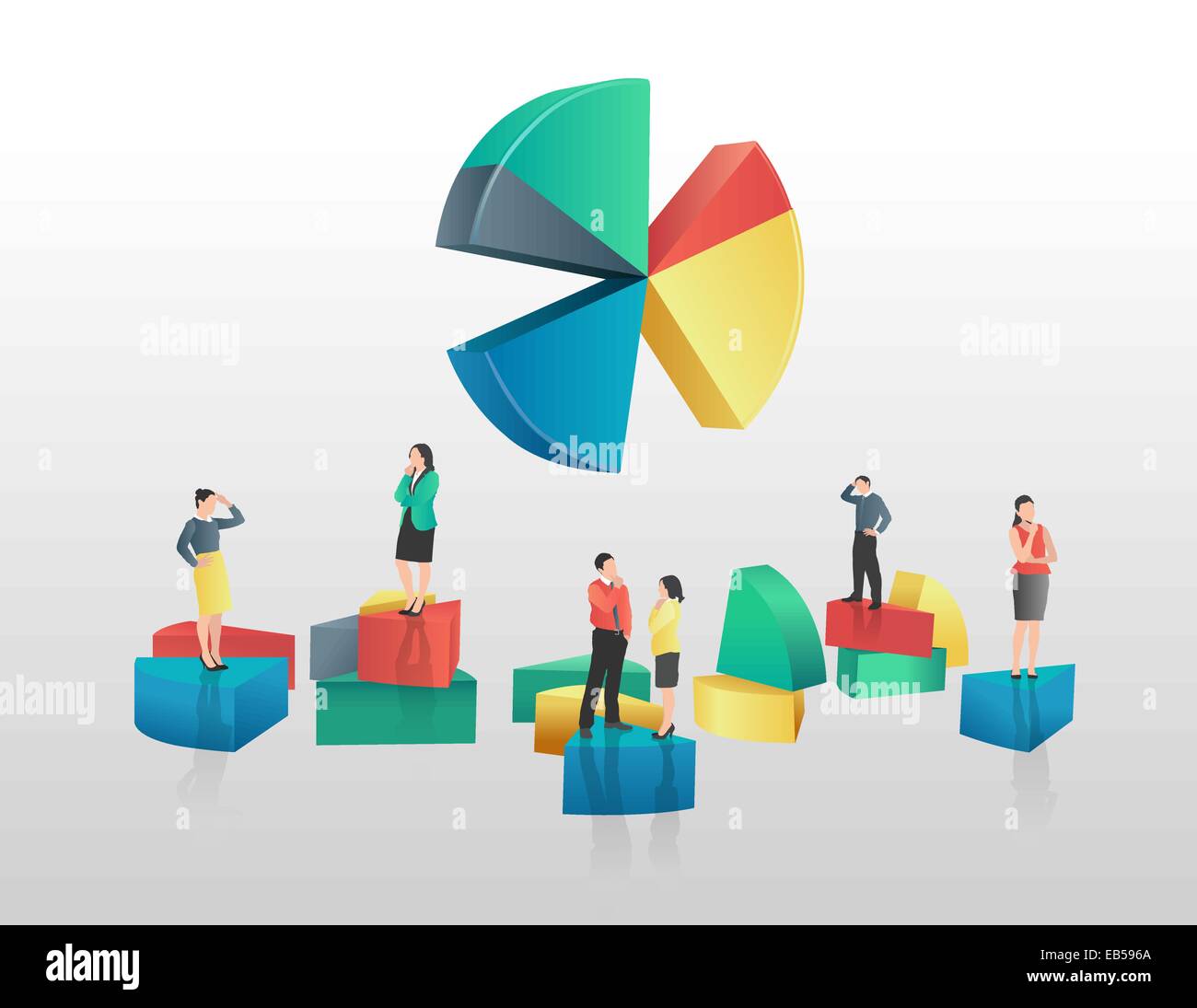Colourful segments hi-res stock photography and images - Alamy