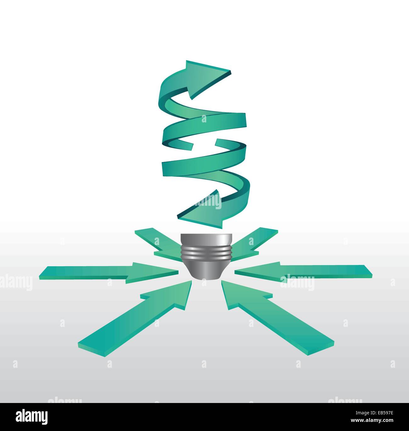 Digital light arrow Stock Vector Images - Alamy