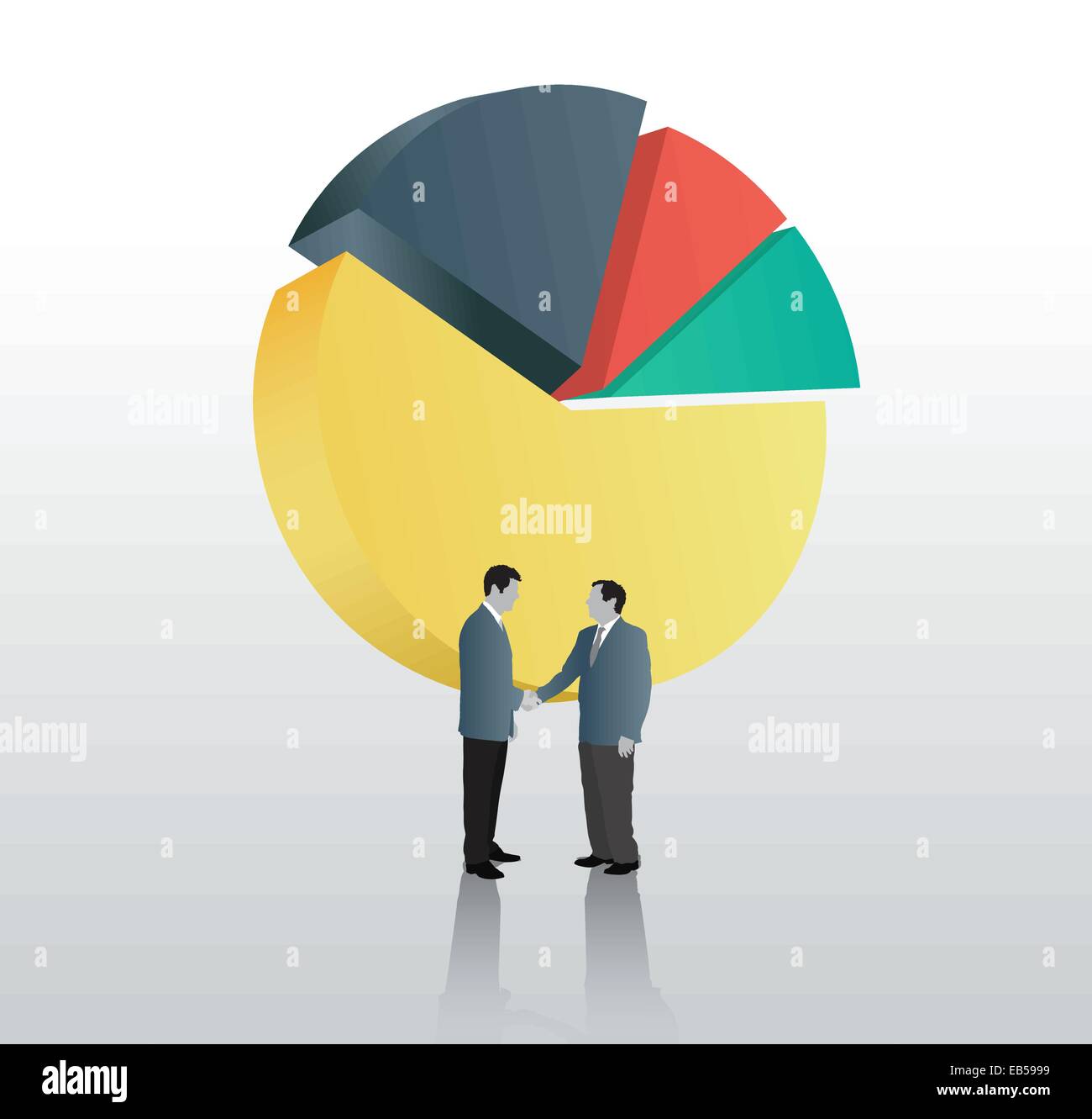 Introduction shaking hands Stock Vector Images - Alamy