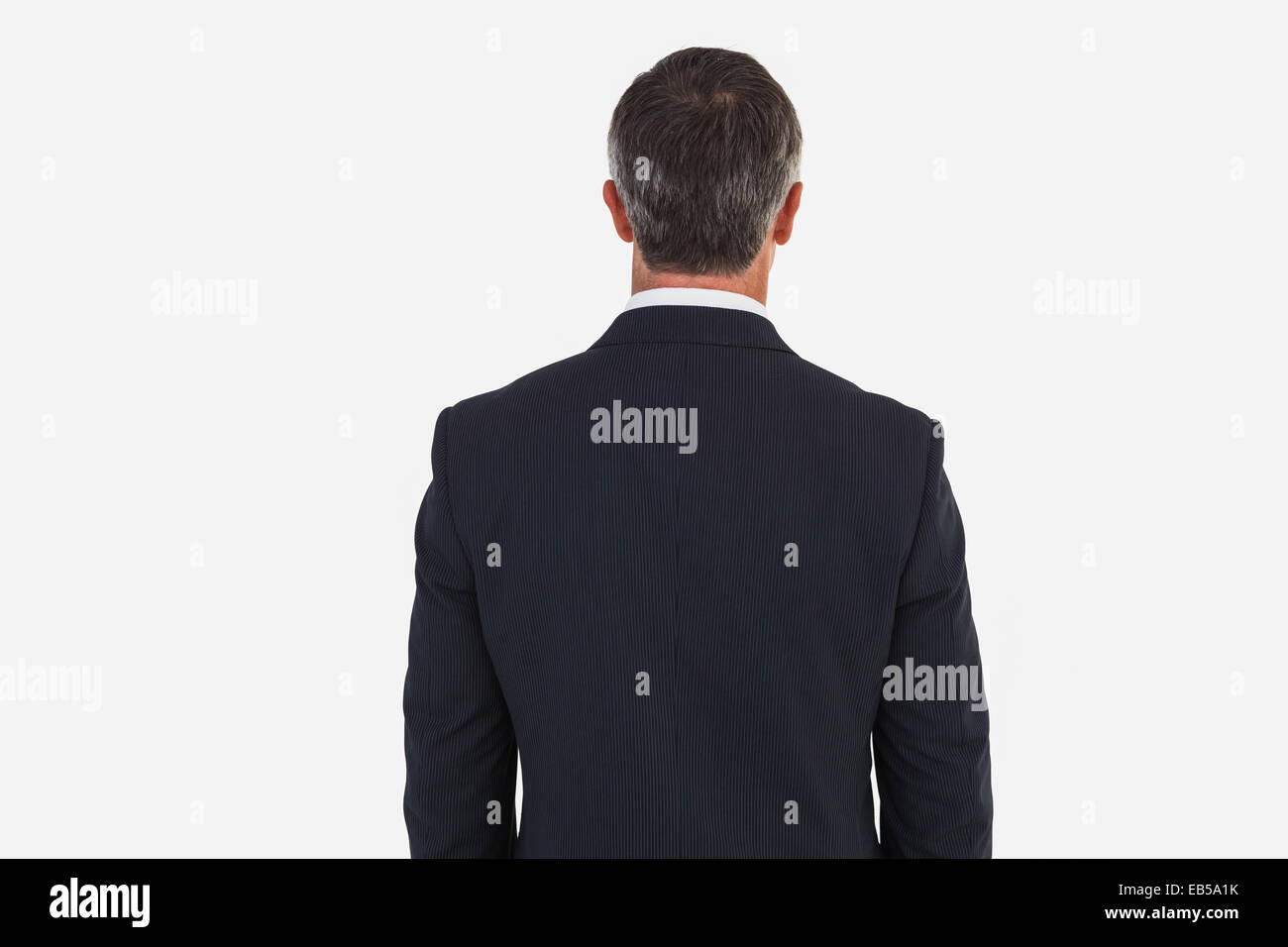 Rear view of an elegant businessman Stock Photo - Alamy