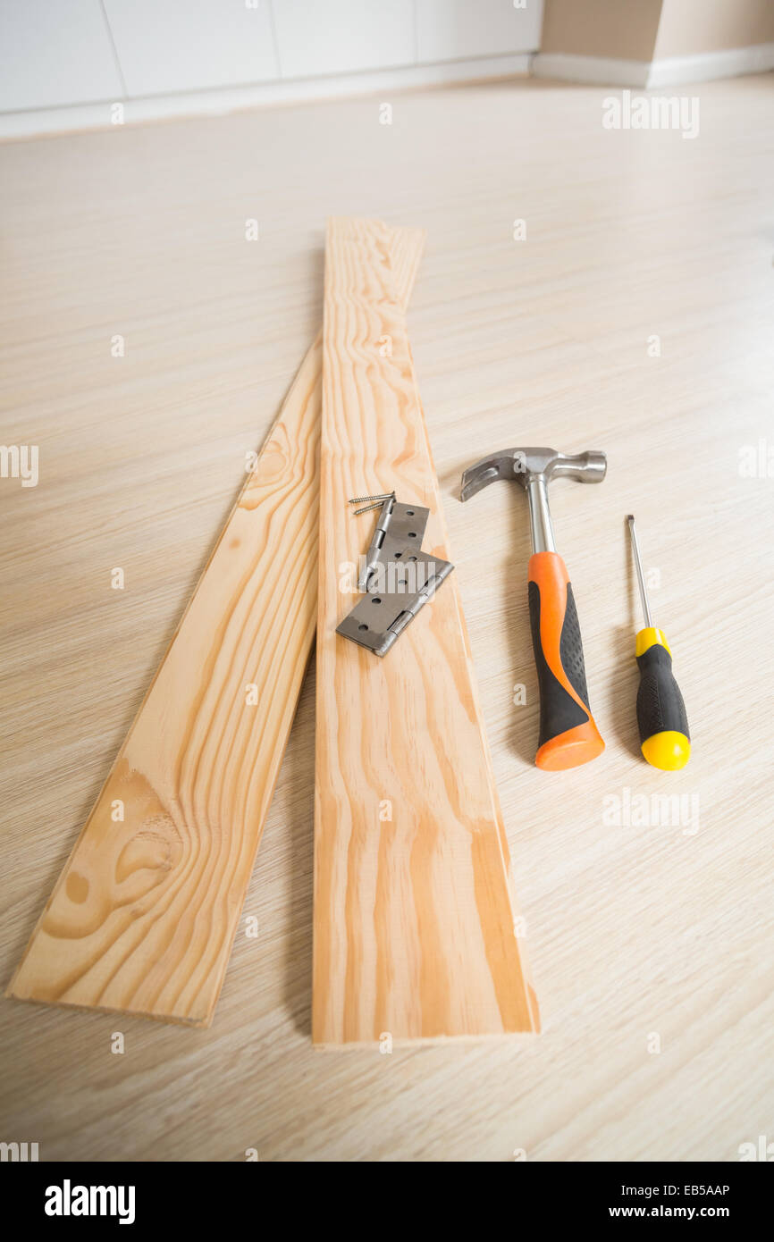 Tools of the building trade Stock Photo - Alamy