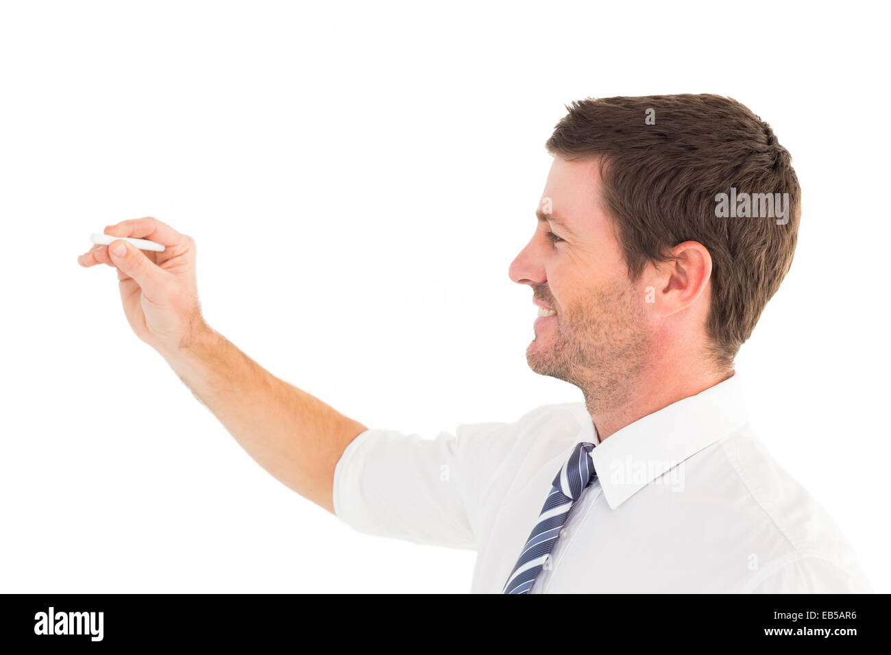 Mid adult man drawing Cut Out Stock Images & Pictures - Alamy