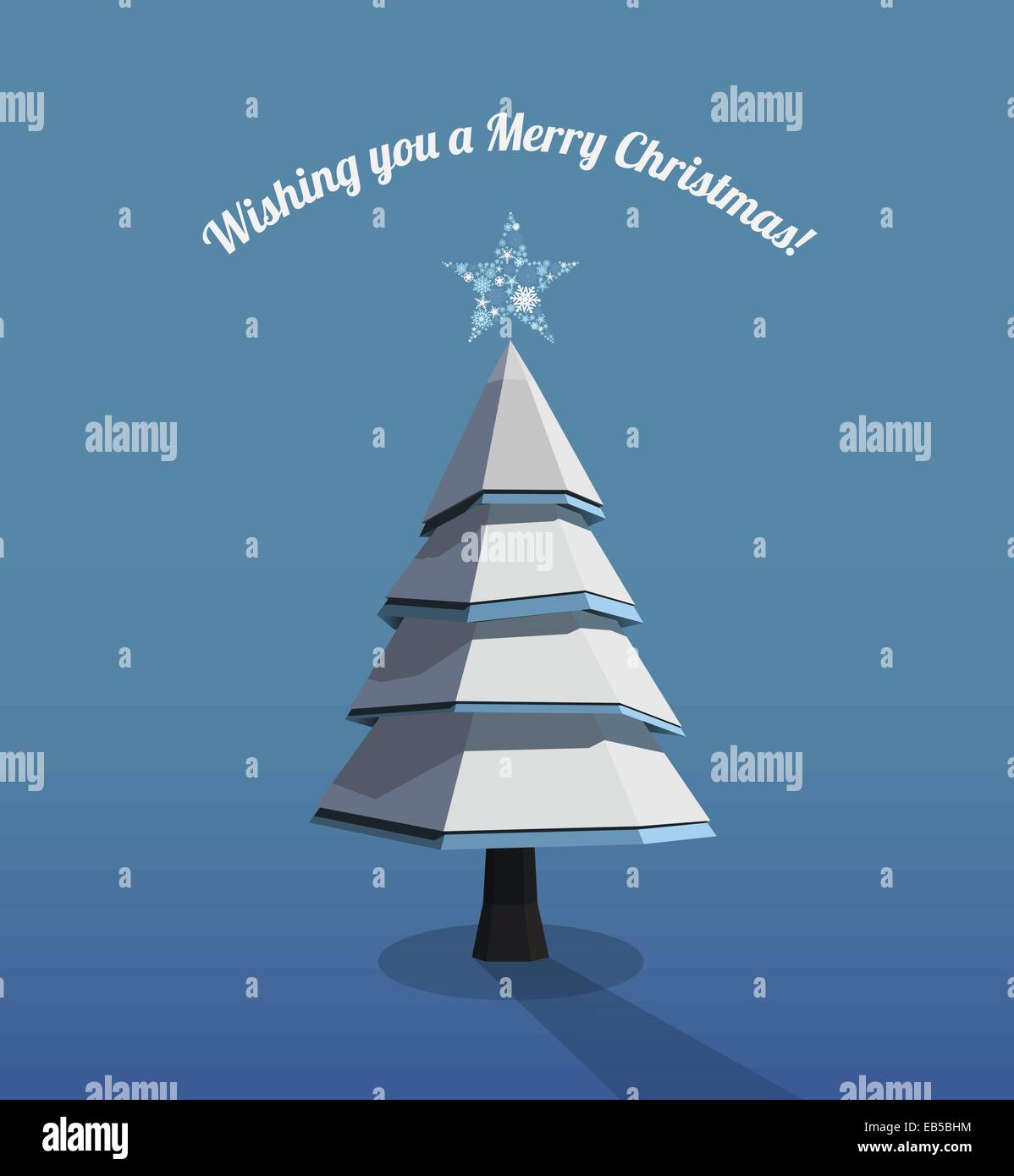 Christmas greeting message with illustrations Stock Vector Image & Art ...