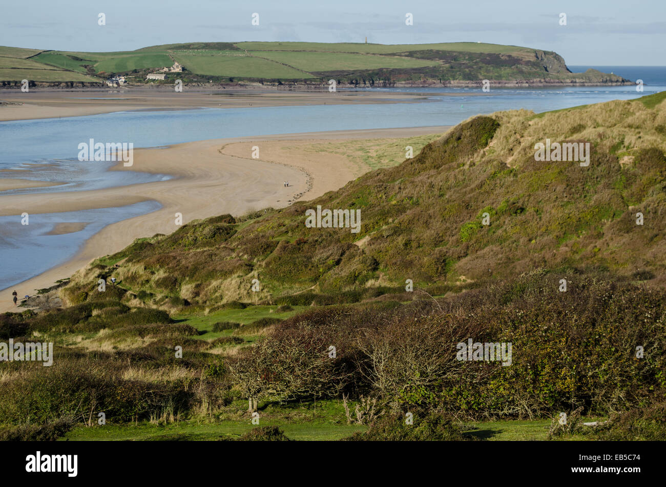 Camel estuary in Cornwall Stock Photo - Alamy