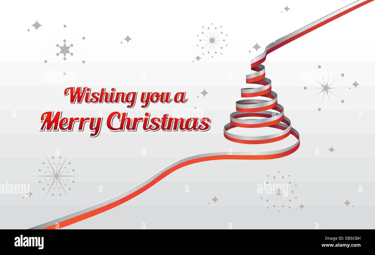 Christmas greeting message with illustrations Stock Vector Image & Art ...