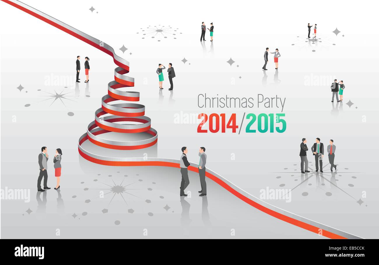 Christmas party message with graphics Stock Vector Image & Art - Alamy