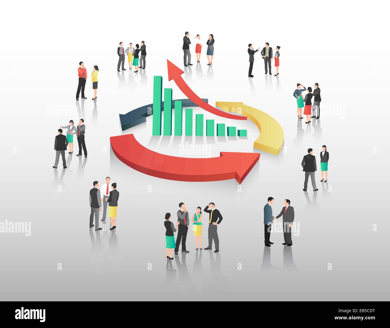 Communicating with data Stock Vector Images - Alamy