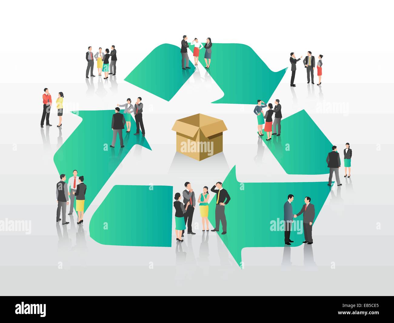 Symbol environment protection recycling Stock Vector Images - Alamy