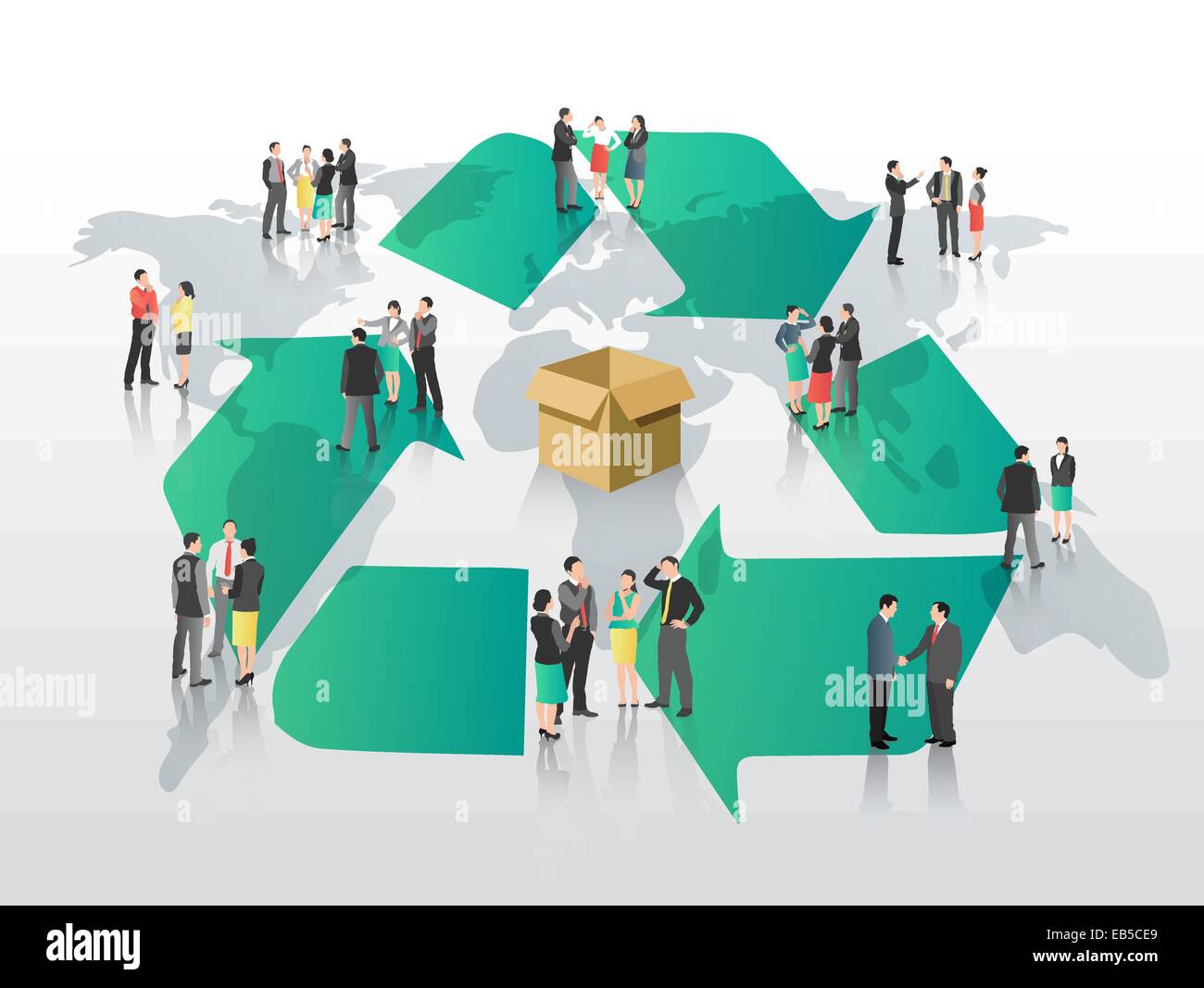 Recycle issue Stock Vector Images - Alamy