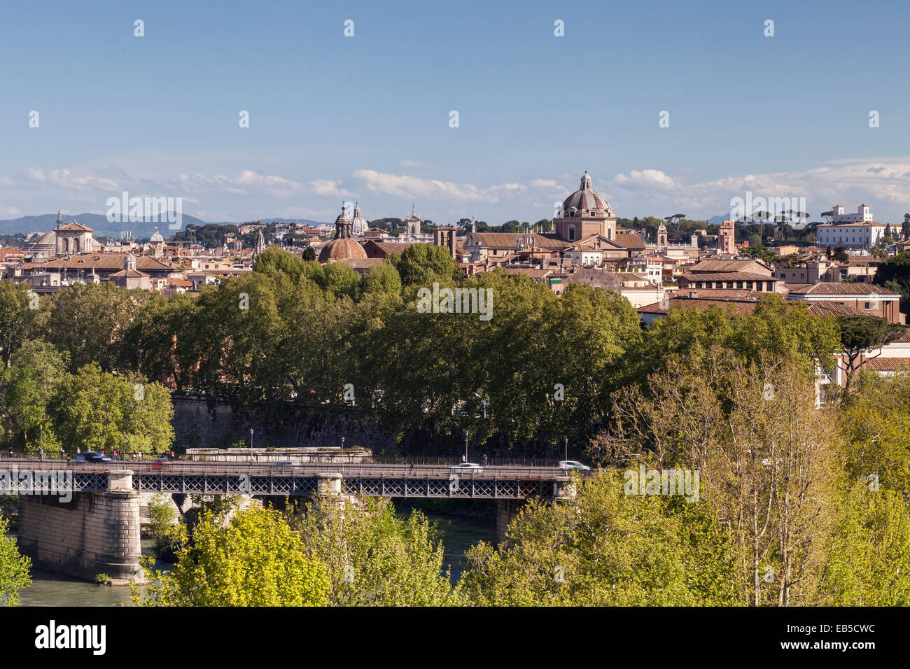The view over Rome from Parco Savello Stock Photo - Alamy