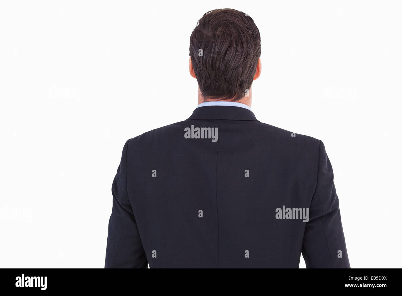 Rear view of handsome businessman Stock Photo - Alamy