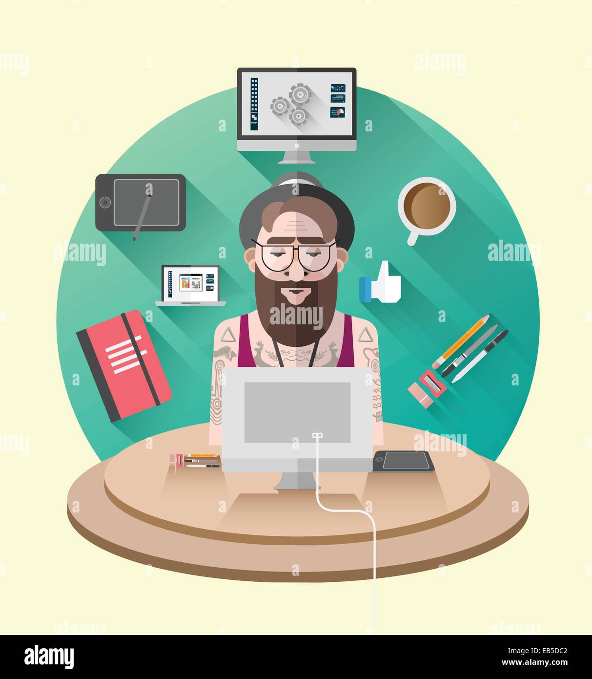 Corporate hipster Cut Out Stock Images & Pictures - Alamy