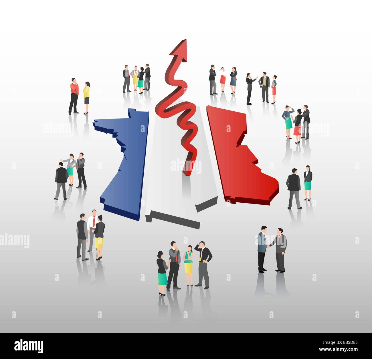 French business Stock Vector Images - Alamy