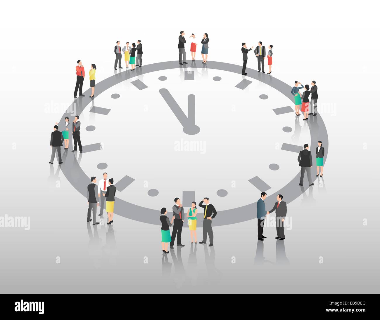 Clock Stock Vector Images - Alamy