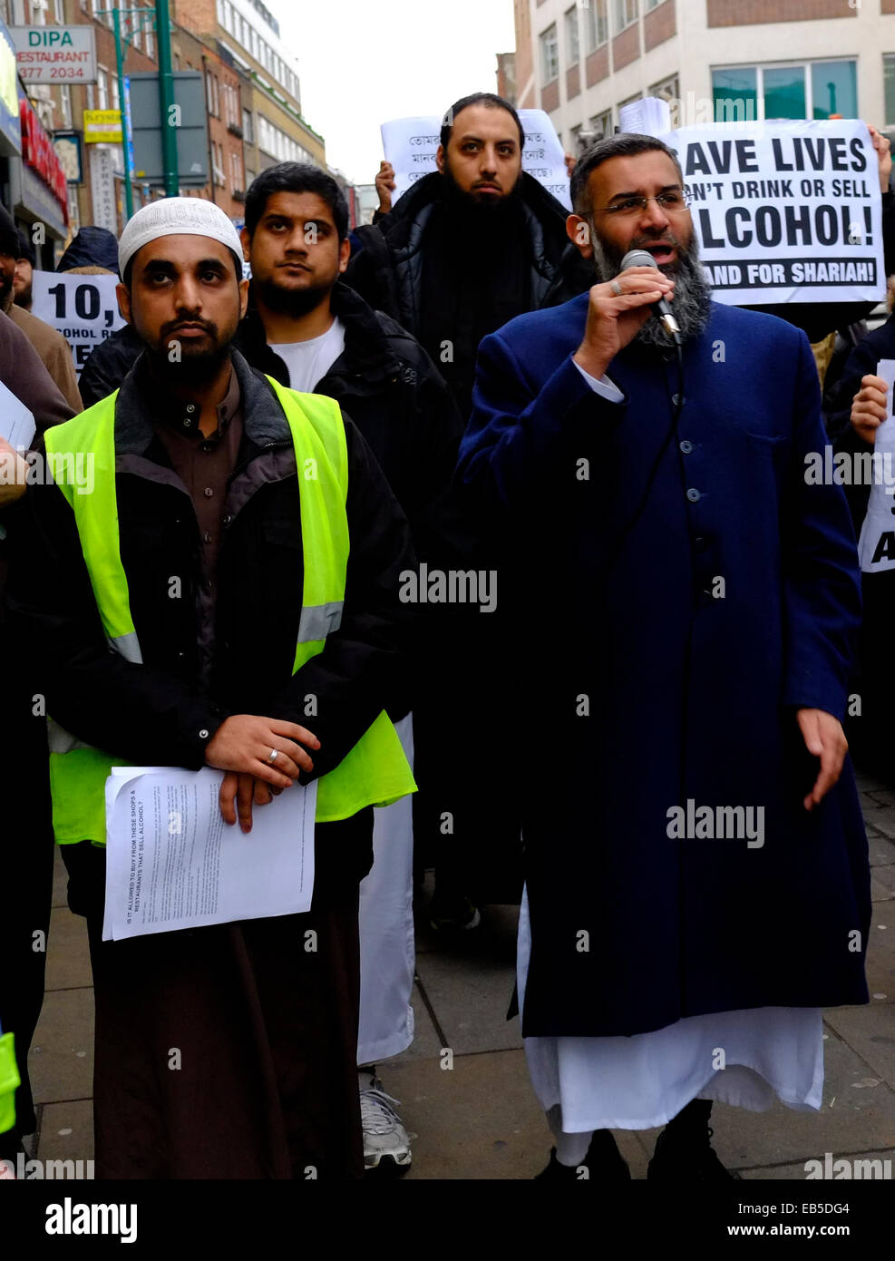 London, UK. 13th Dec, 2013. Picture of Abu Rumaysah , Anjem Choudary ...