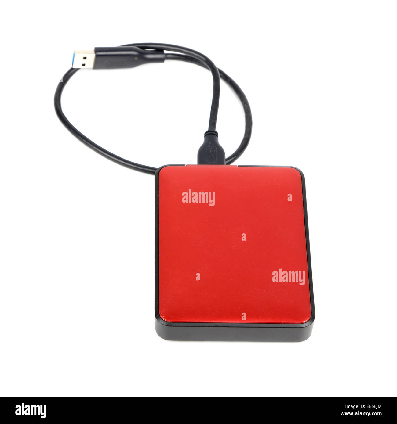 External hard disk on a white background Stock Photo - Alamy