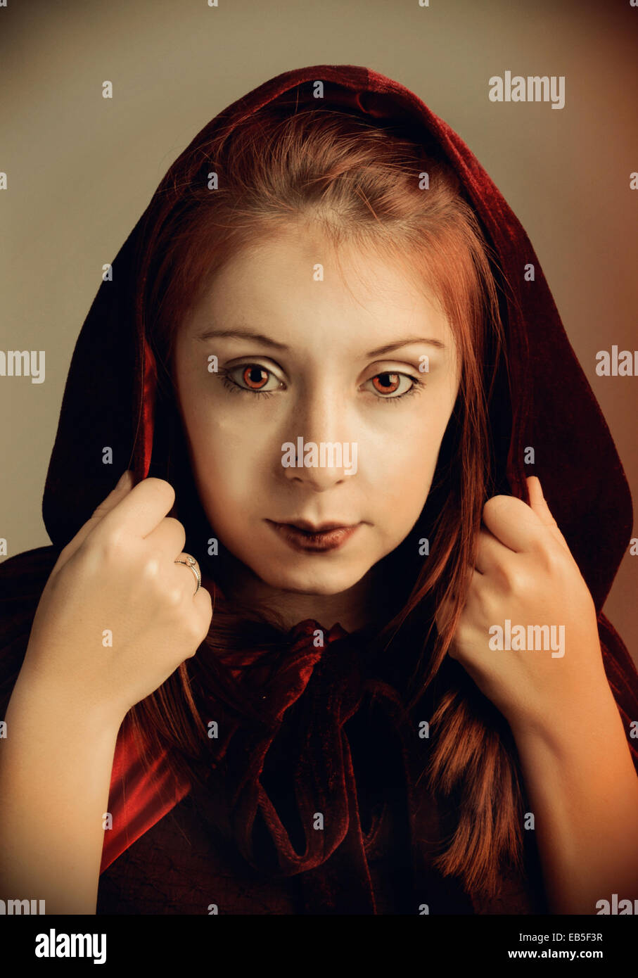 A gothic portrait Stock Photo - Alamy