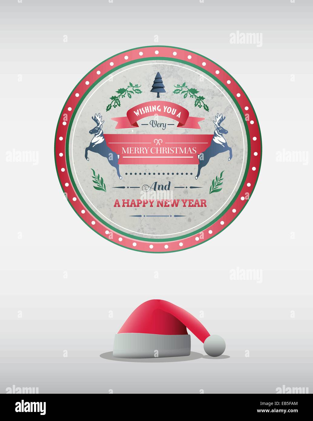 Merry christmas! cute christmas Stock Vector Images - Alamy