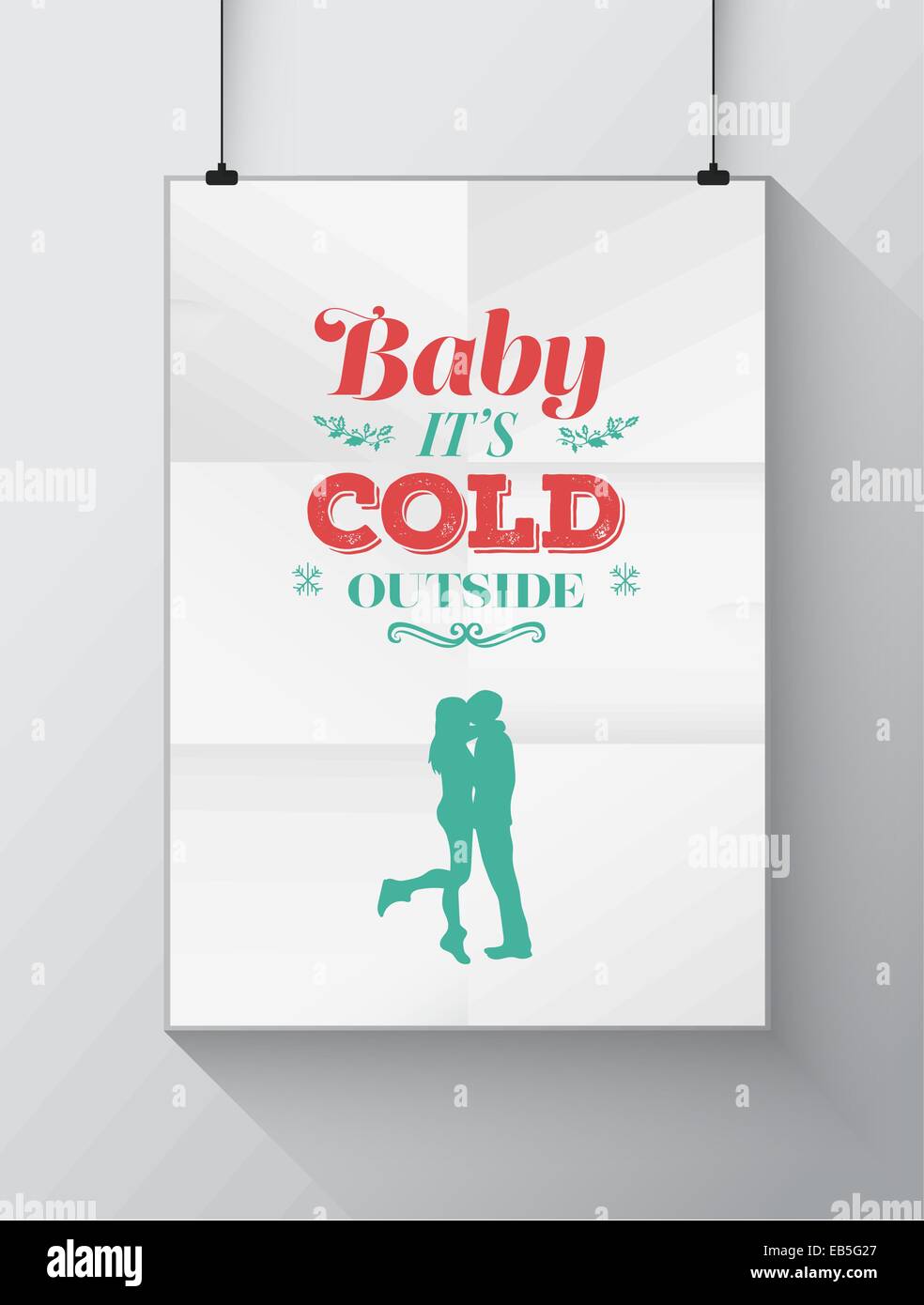 Couple celebrating holidays festive Stock Vector Images - Alamy