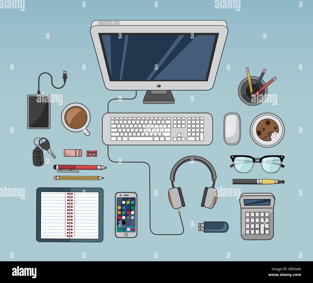 Computer accessories hi-res stock photography and images - Alamy