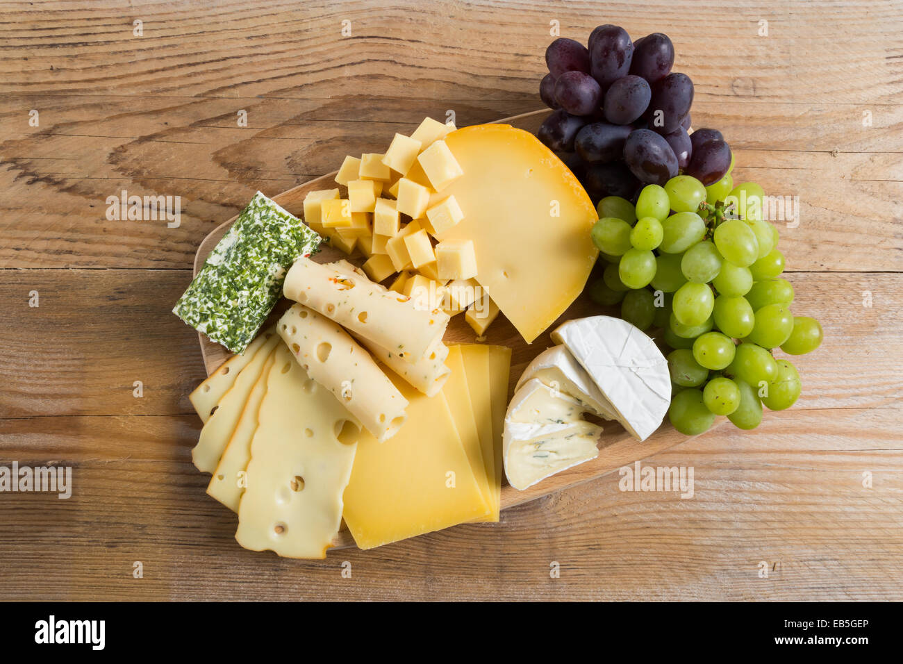 Various types cheese plate hi-res stock photography and images - Alamy
