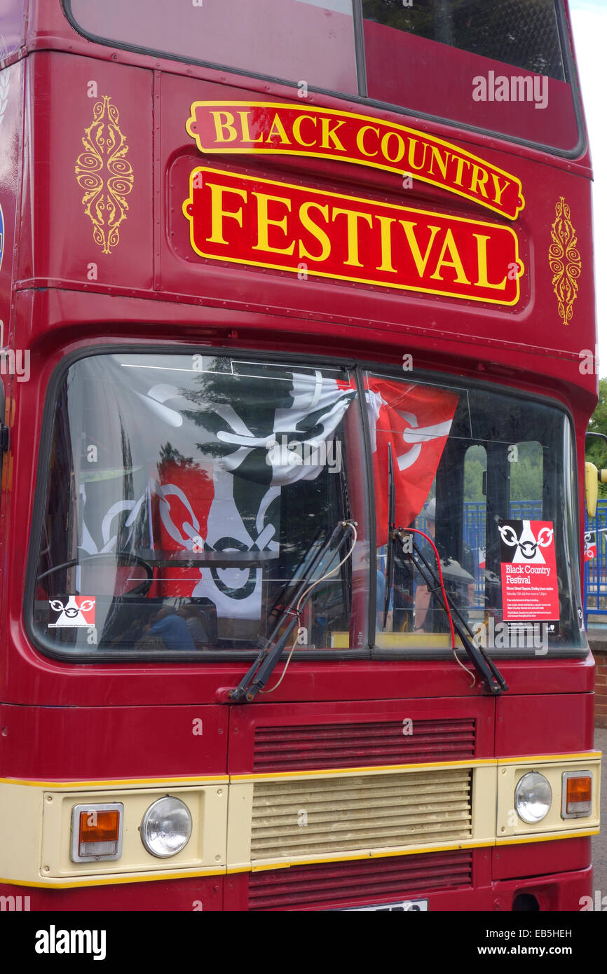 Black Country Festival Double Decker Bus, Black Country, West Midlands ...
