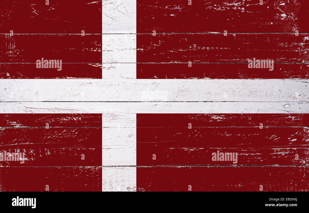 Denmark wooden flag hi-res stock photography and images - Alamy