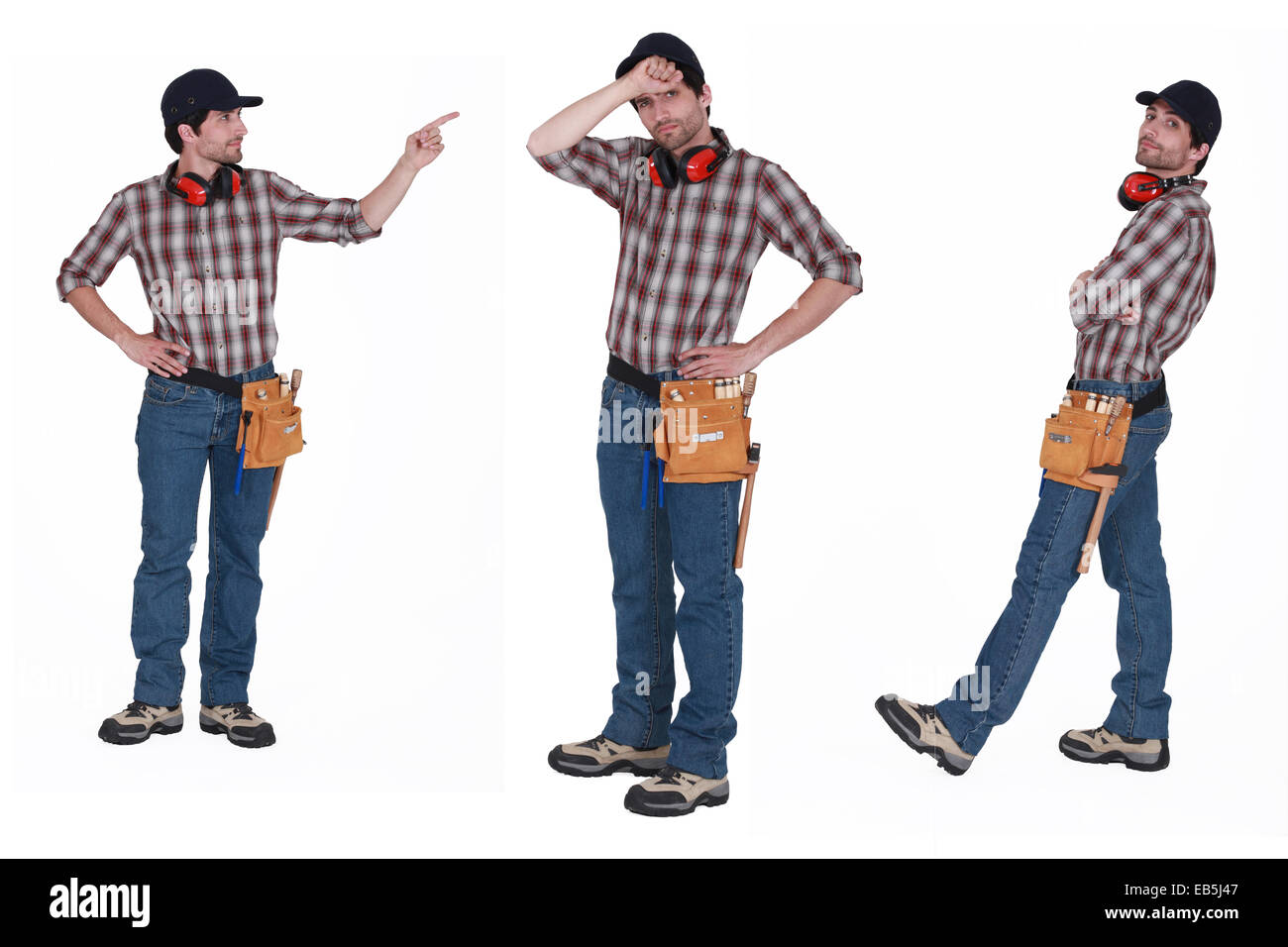 Worker ear muffs power hi-res stock photography and images - Alamy