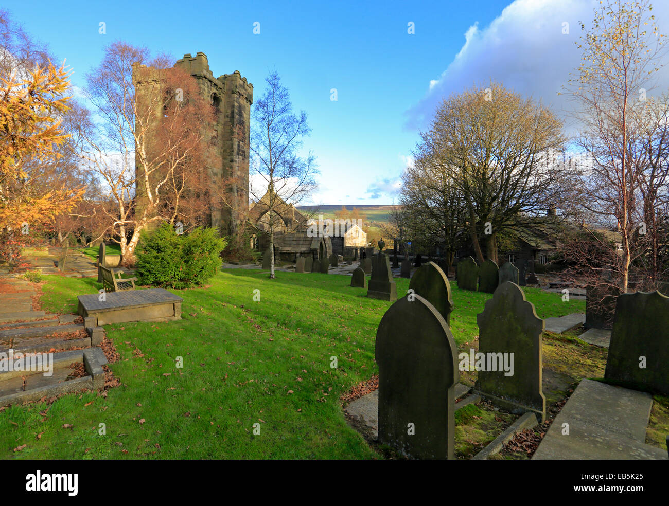 Ruins of St Thomas a Becket Church, Heptonstall, West Yorkshire ...