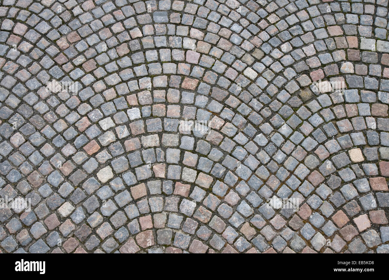 Paving stones i an interesting pattern. Shot taken at Aarhus, Denmark ...