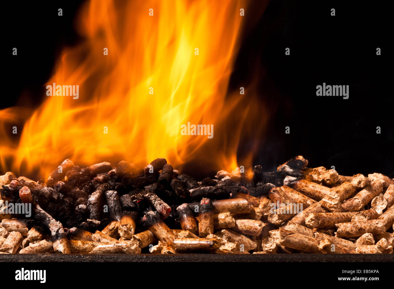 Closeup image wood pellets hi-res stock photography and images - Alamy