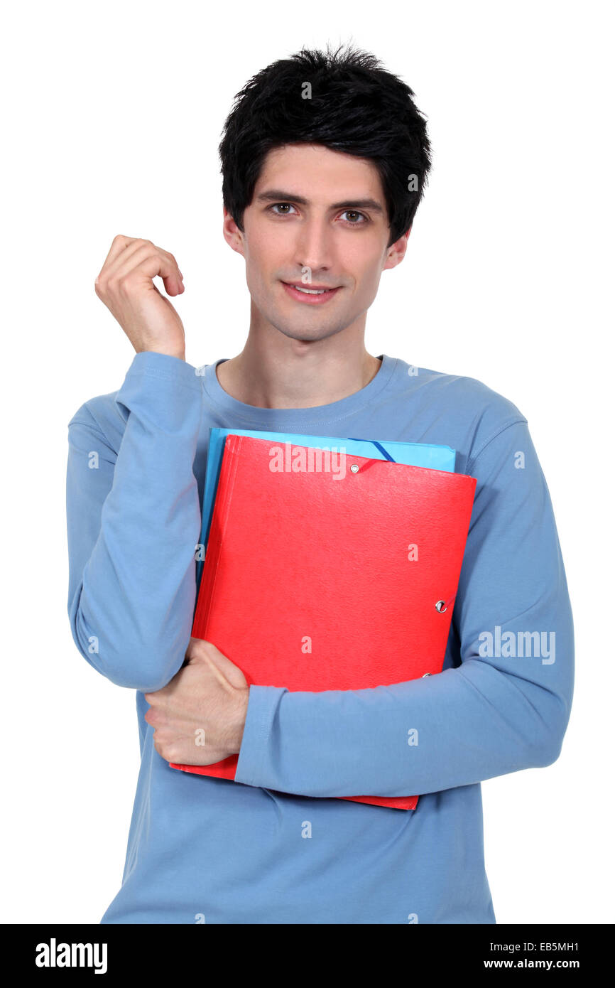 University student carrying folders Stock Photo - Alamy University student carrying folders Stock Photo - Alamy