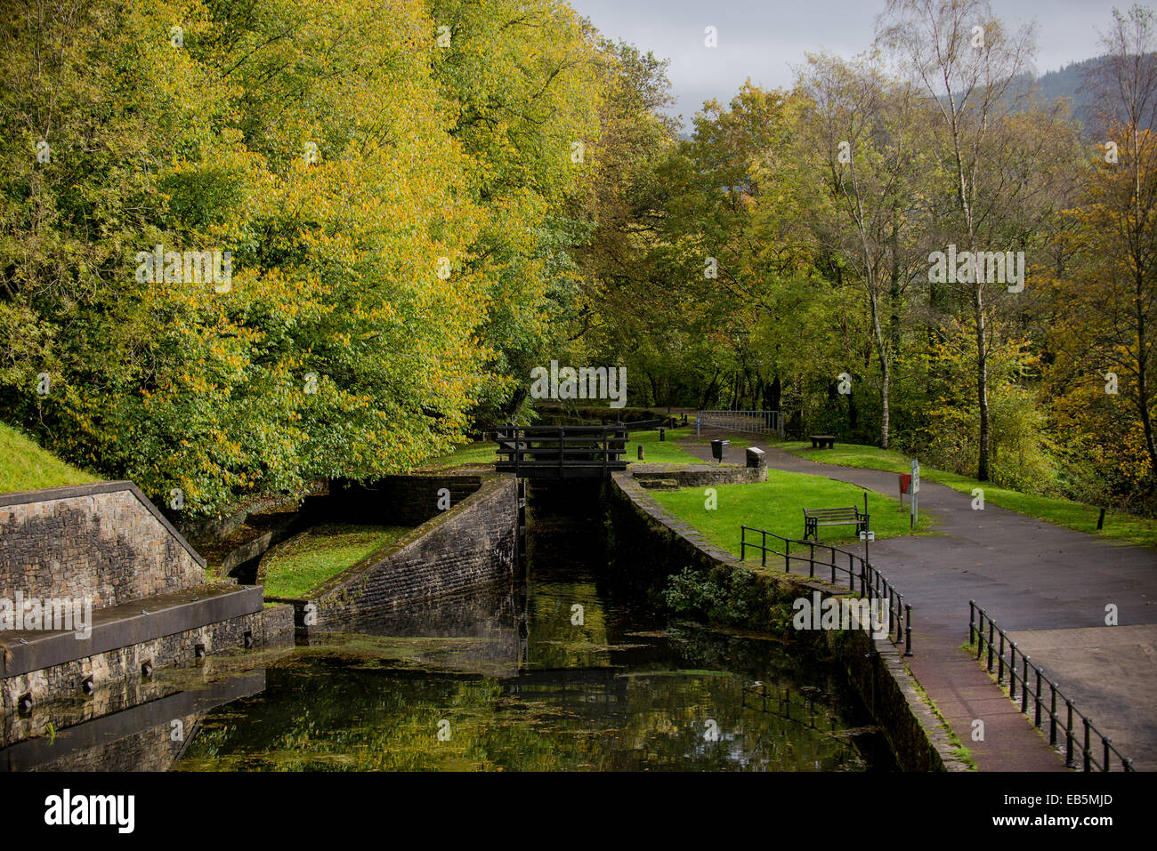 Neath Canal, Neath Port Talbot, Wales UK Stock Photo - Alamy