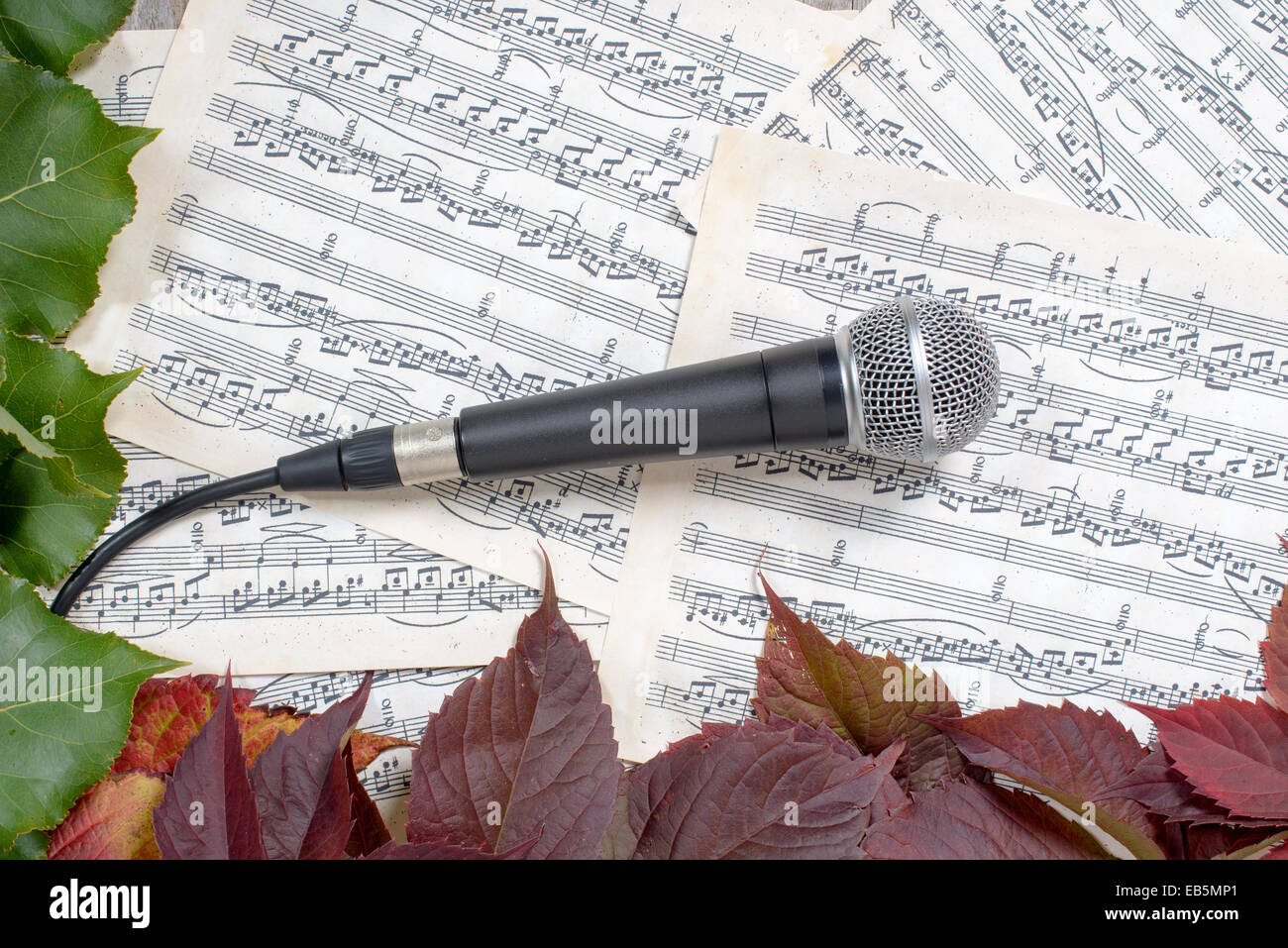 Microphone table hi-res stock photography and images - Alamy
