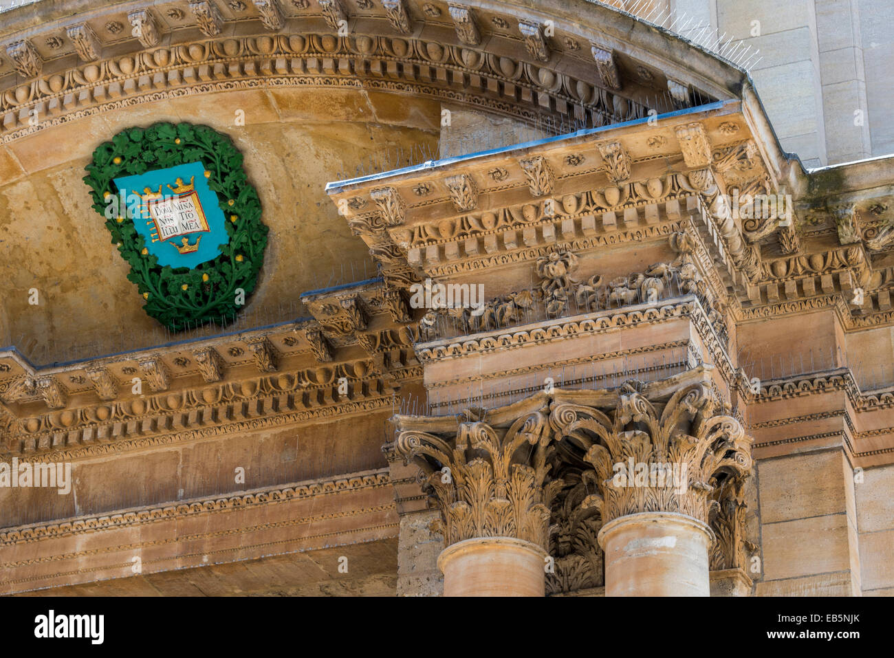 Elaborate stonework of the Museum of the History of Science, also known ...