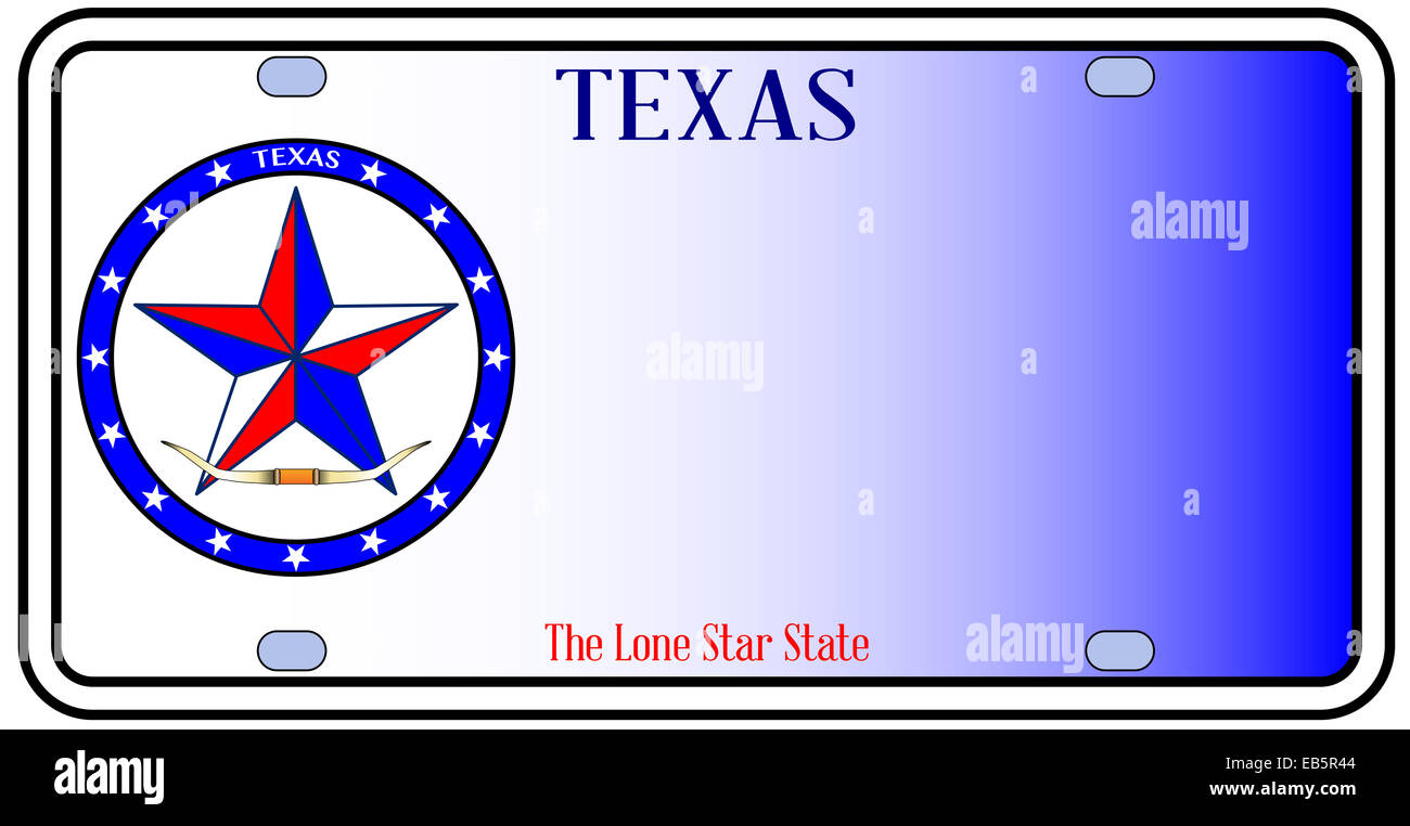 Texas license plate hi-res stock photography and images - Alamy