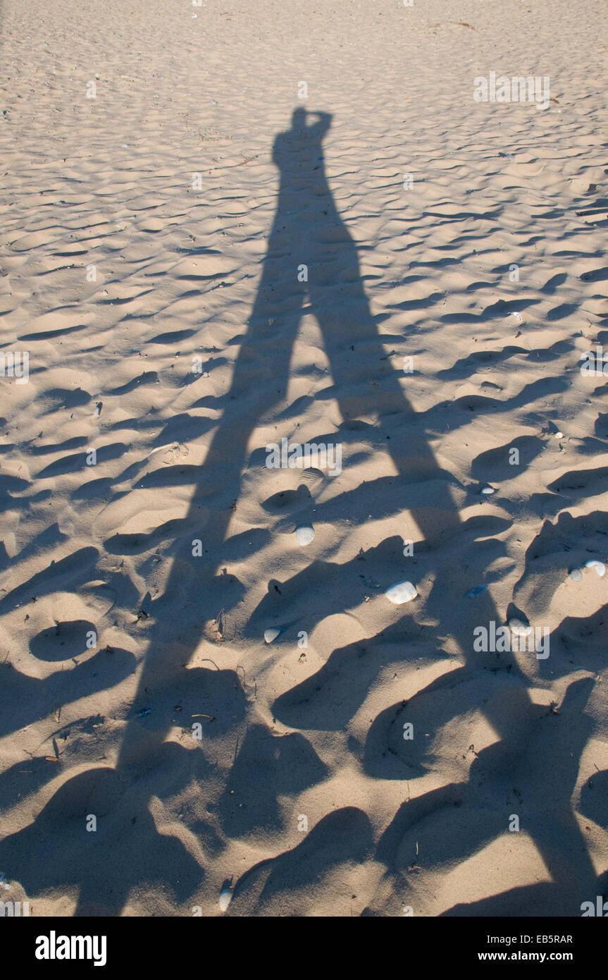 Shadow of a Man Stock Photo - Alamy