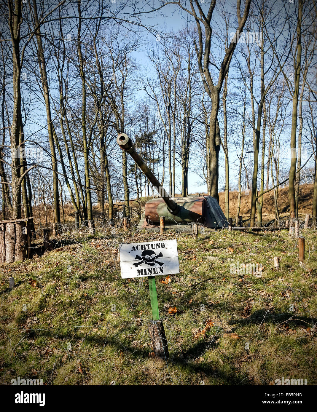 Minefield Warning Sign Danger High Resolution Stock Photography and ...