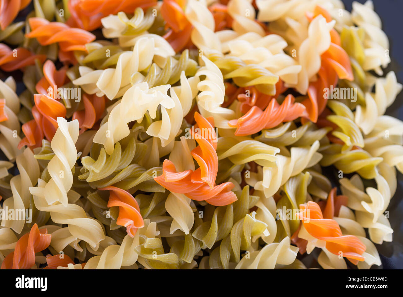 Colored fusilli hi-res stock photography and images - Alamy