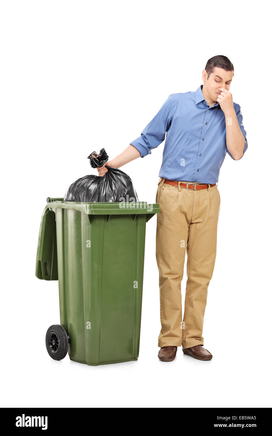 A man throwing garbage hi-res stock photography and images - Alamy