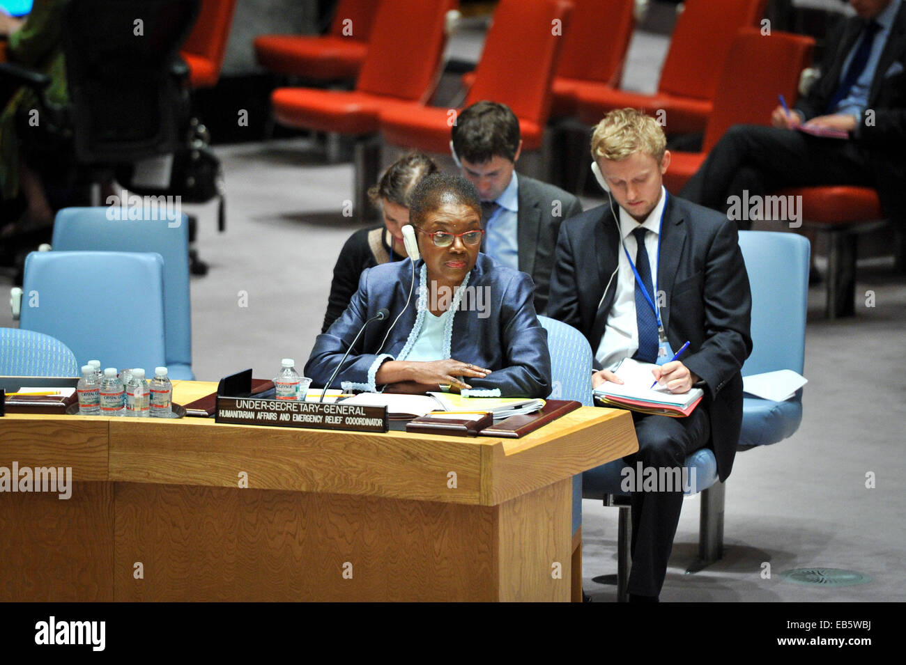 New York, UN under-secretary-general for humanitarian affairs and UN ...